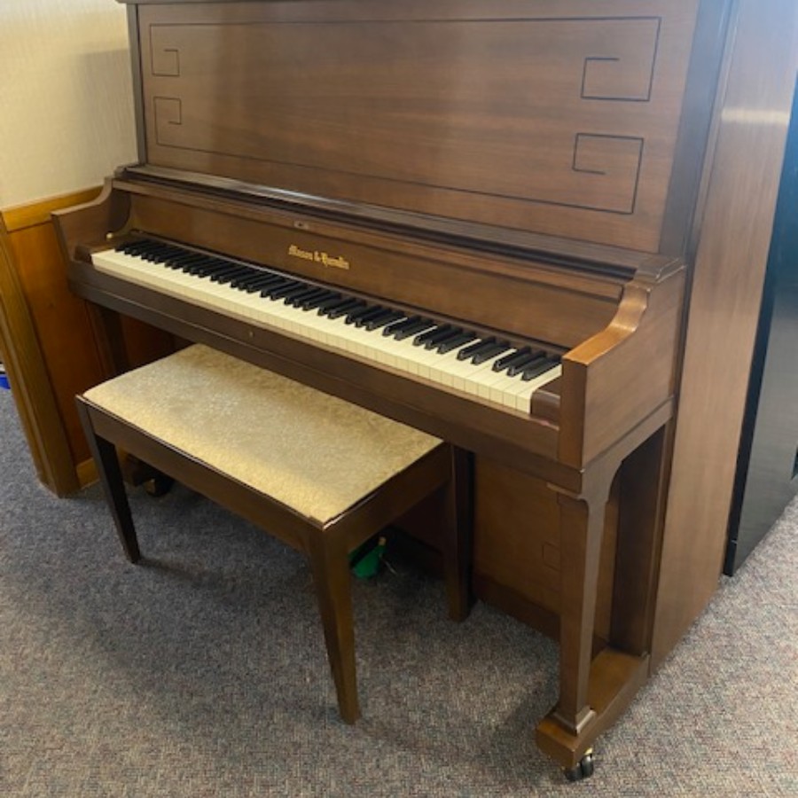 Mason & Hamlin 1979 Model 50 Walnut Studio | Farley's House of Pianos ...