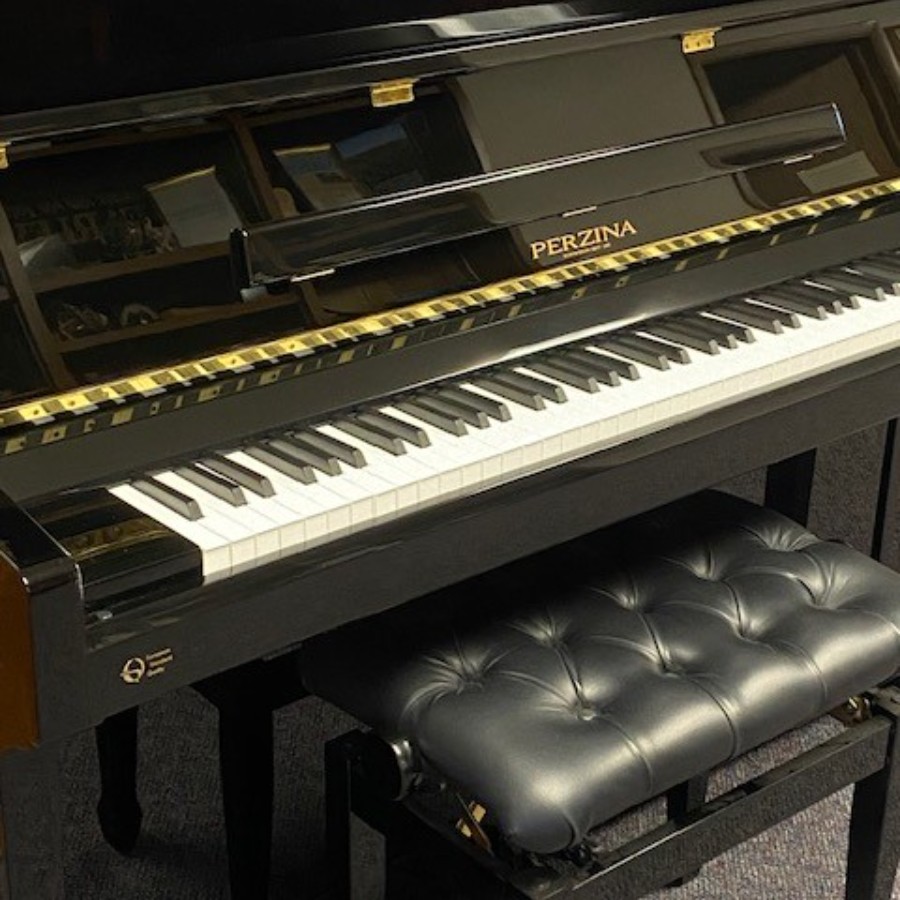 Perzina GP-129 Ebony Polish 51" Studio | Farley's House of Pianos ...